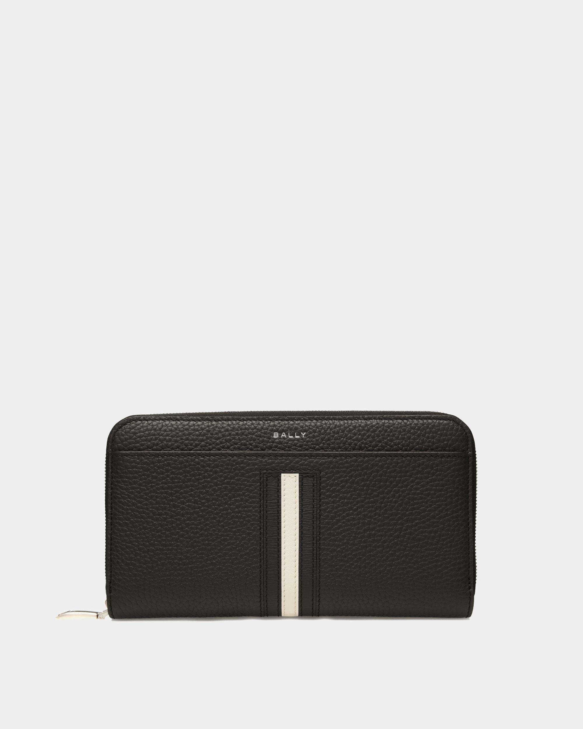 Men's Ribbon Wallet In Black Leather | Bally