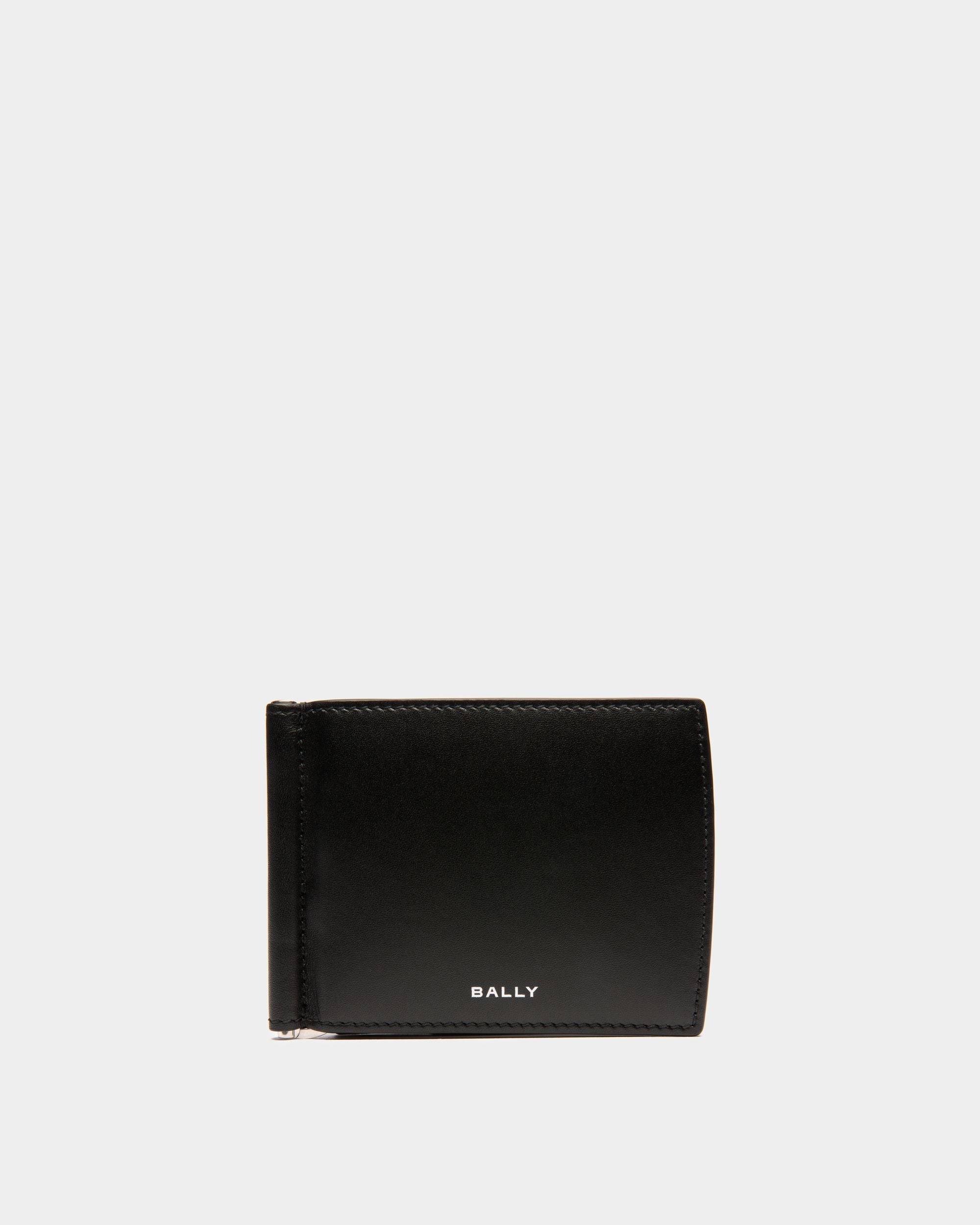 Men's Busy Bally Bifold Wallet in Black Leather | Bally